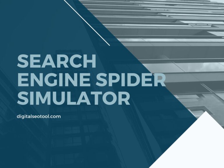 Search Engine Spider Simulator
